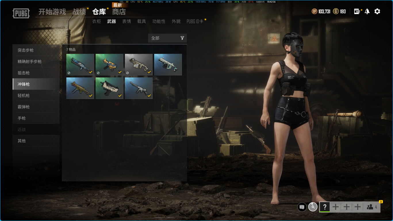 女王特价 ，绝版雪花m4√极速ak√极速sks√霜咬98k√满级雪地皮肤号 / PUBG吃鸡 / 全区 / 全服 - GG租号